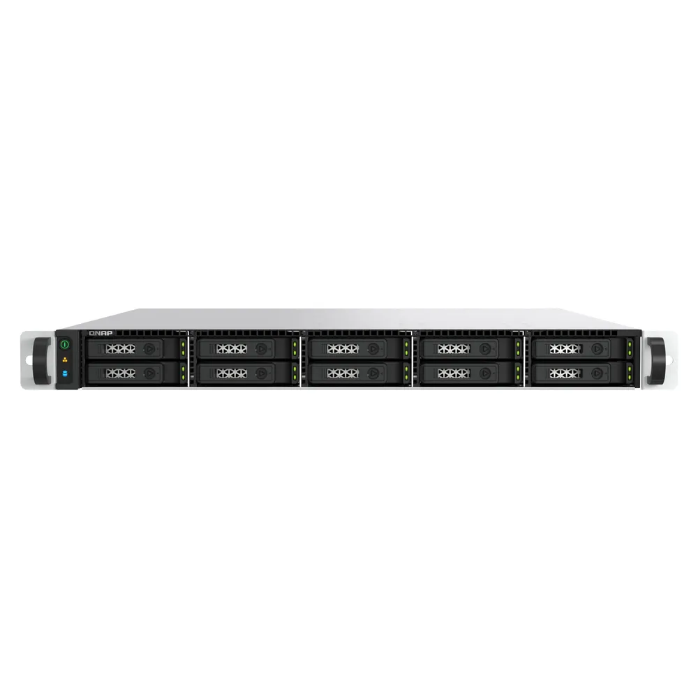QNAP TS-h1077AFU-R7-32G NAS System 10-Bay NVMe SSD SATA NAS