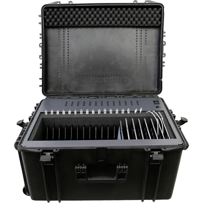 LEBA NoteCase Aarhus 20 Tablet Ladekoffer USB-C 11" schwarz NCASE-20T ...