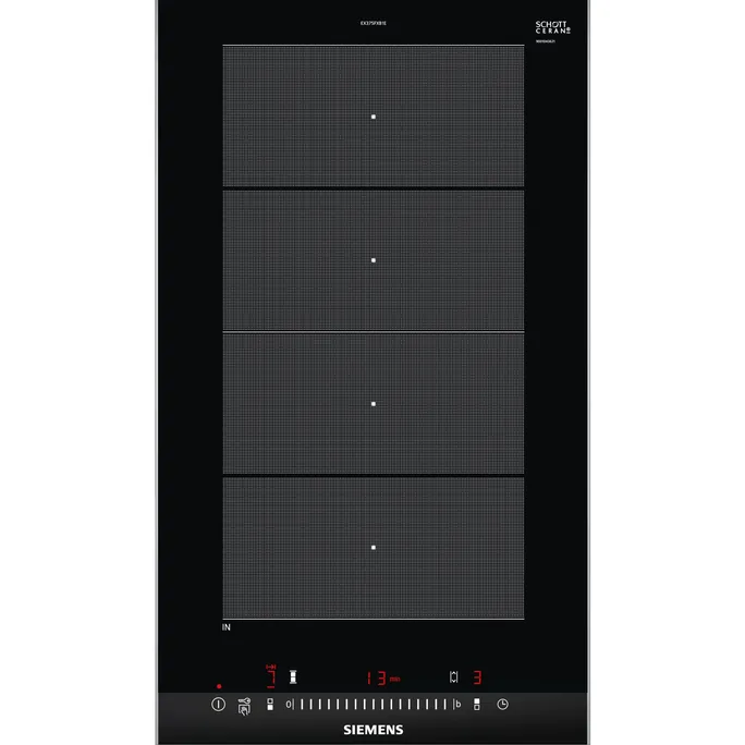 Siemens EX375FXB1E iQ700 Einbau-Induktionskochfeld autark 30cm Facetten ...