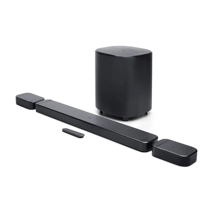JBL Bar 800 Mk.2 7.1-Kanal Surround Soundbar mit abnehmbaren Lautsprechern und kabellosem ...
