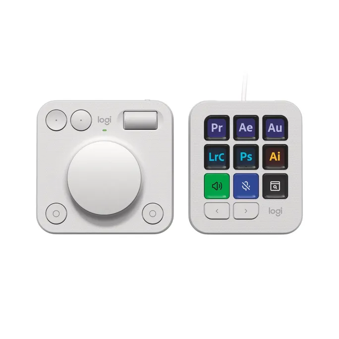 Logitech MX Creative Console Pale Grey - MX Creative Dialpad, MX ...