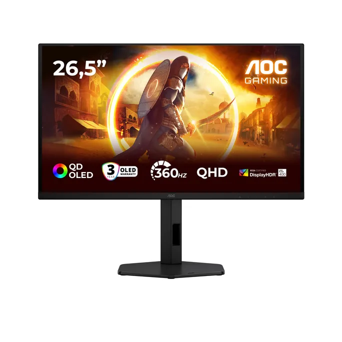 AOC Q27G4SDR 26.7 Zoll WQHD QD-OLED 16:9 360 Hz Gaming Monitor