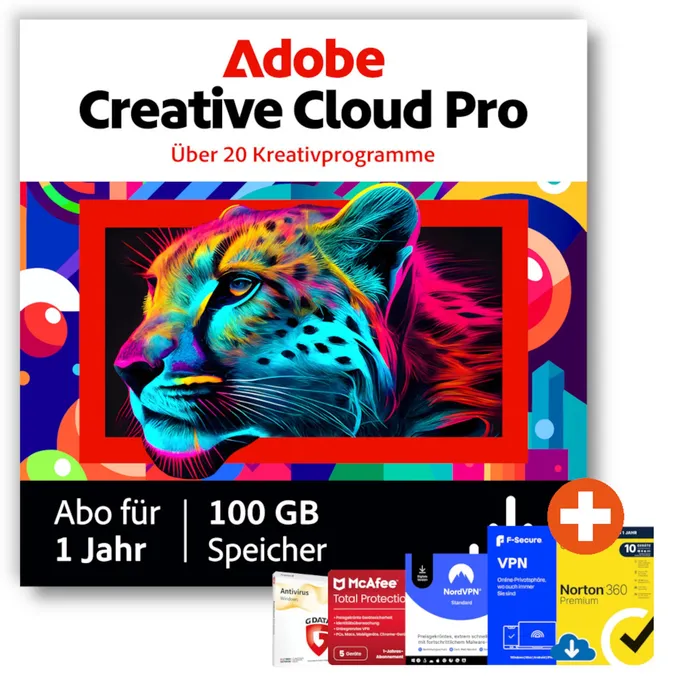 Adobe Creative Cloud Pro | Download & Produktschlüssel | inkl. Norton ...