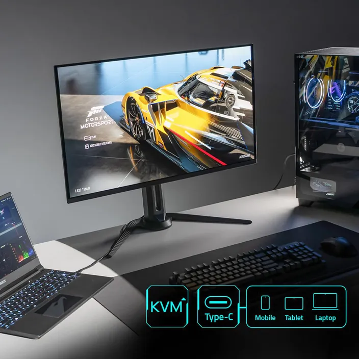 Gigabyte Aorus FO27Q5P 68,6 cm (27") QHD OLED Gaming Monitor 16:9 HDMI ...