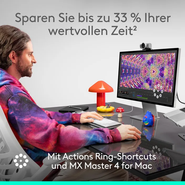 Logitech MX Master 4 für Mac Space Black Kabellose Desktop Maus ...