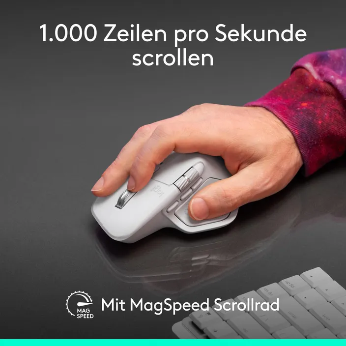 Logitech MX Master 4 für Mac Space Black Kabellose Desktop Maus ...