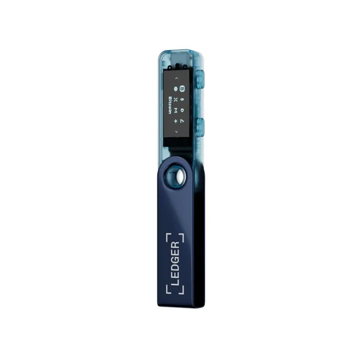 Ledger Nano S Plus Hardware-Geldbörse neptun-blau