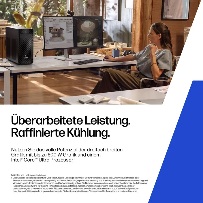 HP Z2 Tower G1i CF1Q7ET Core Ultra 9 285K 64GB/1TB SSD RTX Pro 4000 ...