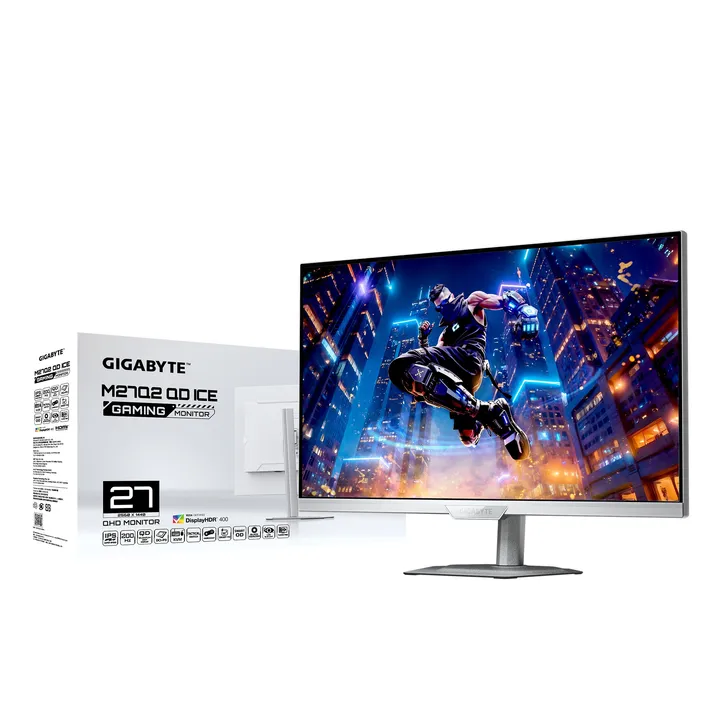 GIGABYTE M27Q2 QD ICE 27 Zoll WQHD Quantum Dot LED 16:9 200 Hz Gaming ...