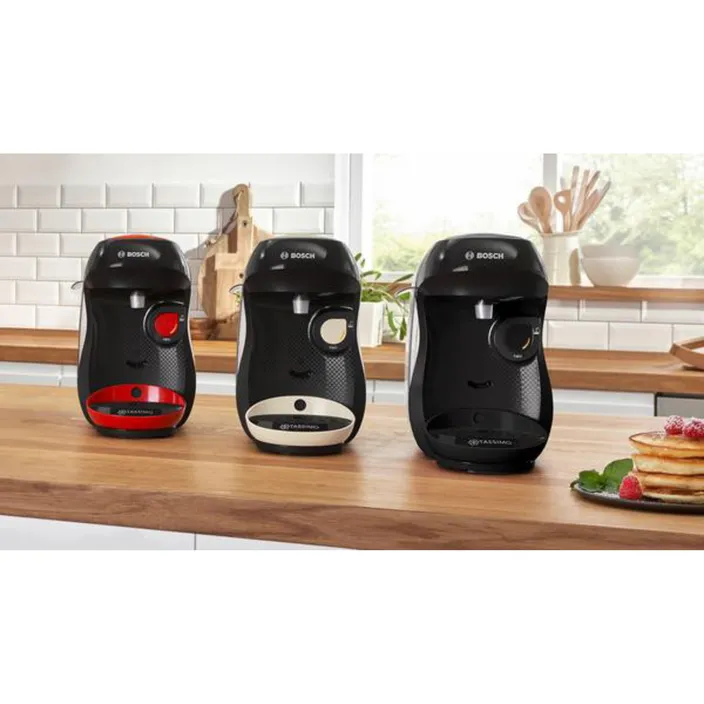 Bosch TAS103E TASSIMO Multi-Getränke-Automat HAPPY friendly just red