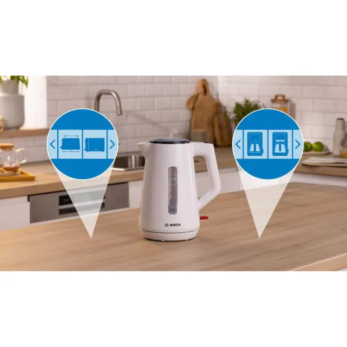 Bosch TWK1M121 Wasserkocher 1,7 L MyMoment weiß